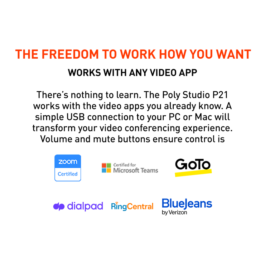 POLY STUDIO P21 – Optiemus Infracom ltd